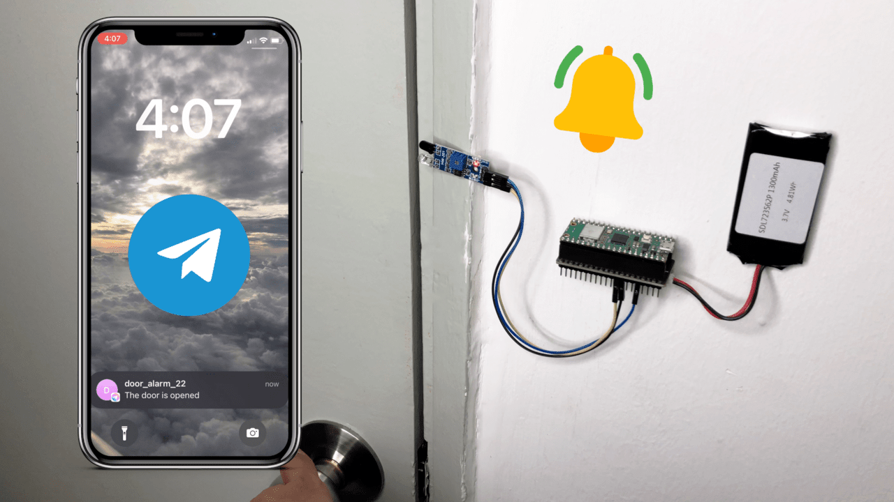 IoT-Based Door Security Alarm System Using Pico W and Telegram IoT-Based Door Security Alarm System Using Pico W and Telegram